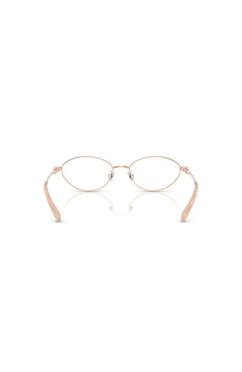 Tory Burch 53mm Oval Eyeglasses - Copper