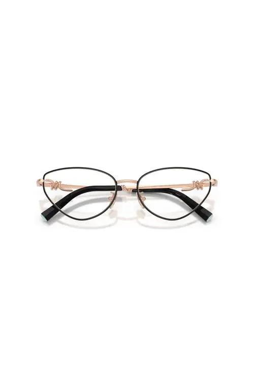 Tiffany & Co. 54mm Cat Eye Optical Glasses - Black