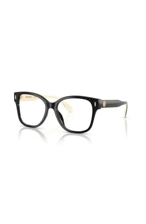 Tory Burch 54mm Square Optical Glasses - Black