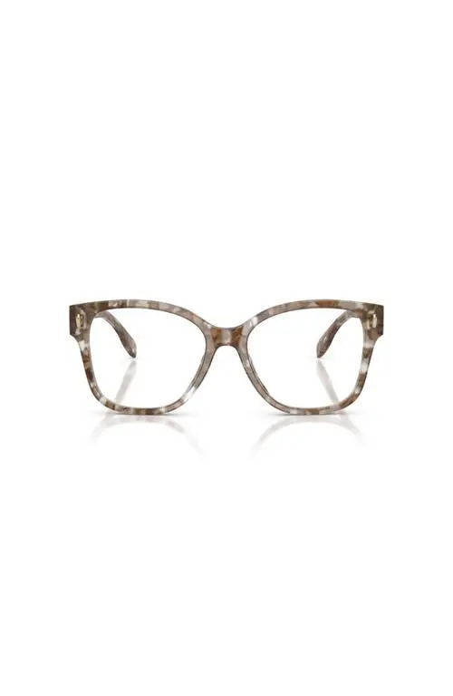 Tory Burch 54mm Square Optical Glasses - Brown