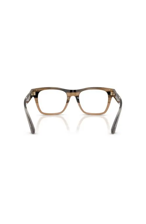 Burberry 52mm Square Optical Glasses - Beige