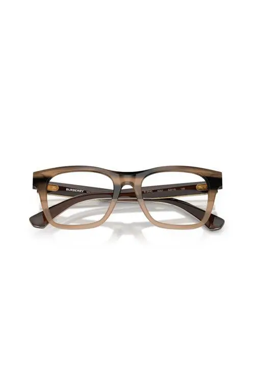 Burberry 52mm Square Optical Glasses - Beige