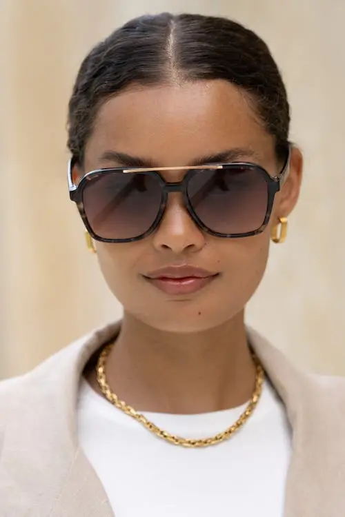 FREYRS EYEWEAR Spencer Aviator Sunglasses - Brown