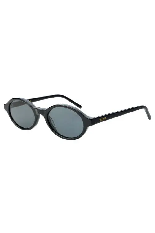 FREYRS EYEWEAR Zoe Oval Sunglasses - Black