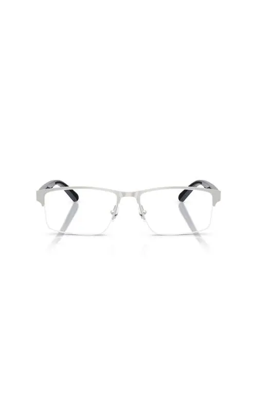 SCUDERIA FERRARI 58mm Rectangle Eyeglasses - Grey