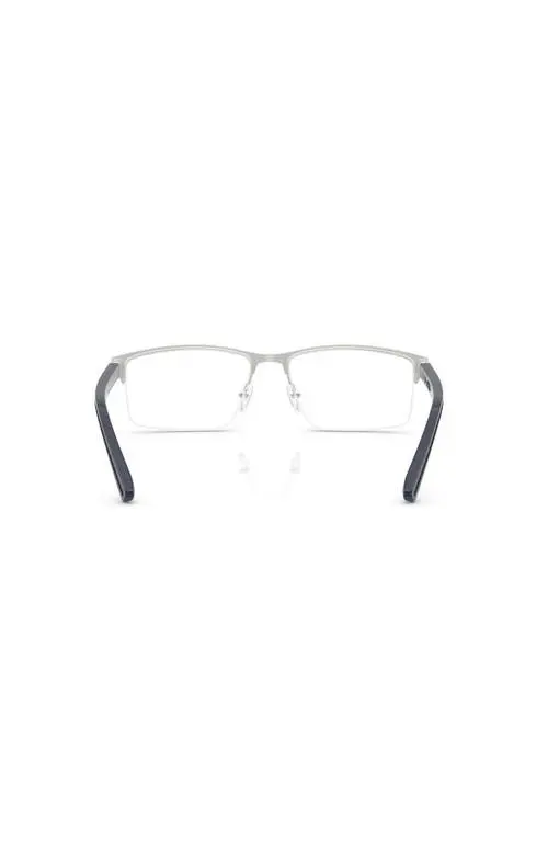 SCUDERIA FERRARI 58mm Rectangle Eyeglasses - Grey