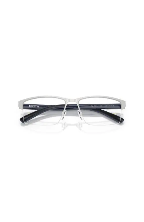 SCUDERIA FERRARI 58mm Rectangle Eyeglasses - Grey