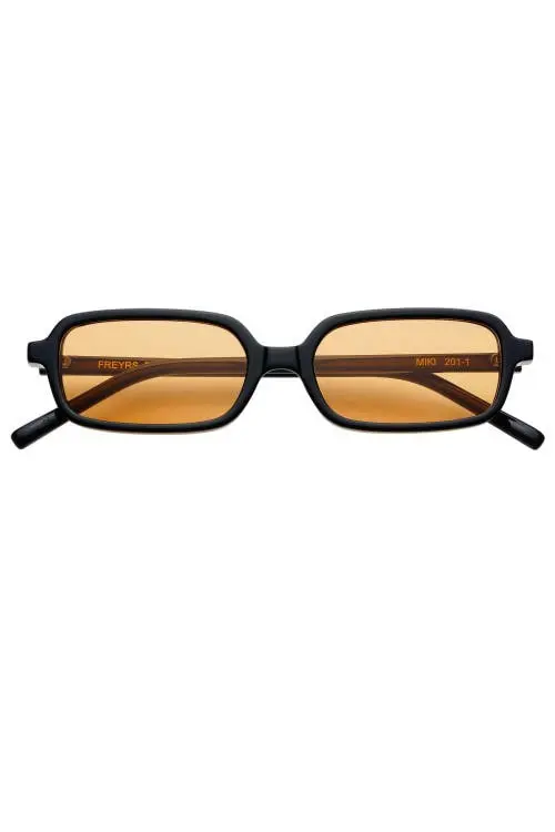 FREYRS EYEWEAR Rectangular Full Rim Sunglasses - Black