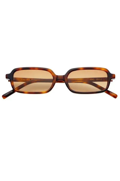 FREYRS EYEWEAR Rectangular Full Rim Sunglasses - Tortoise/brown