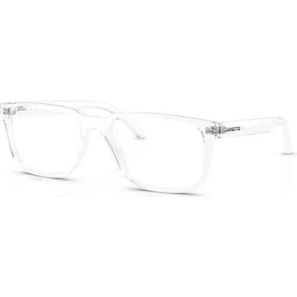 ARNETTE 56mm Rectangle Full Rim Eyeglasses - Transparent