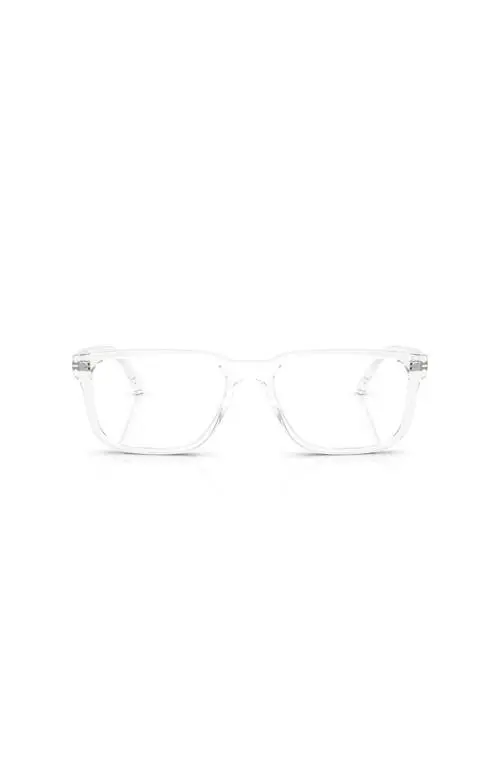 ARNETTE 56mm Rectangle Full Rim Eyeglasses - Transparent