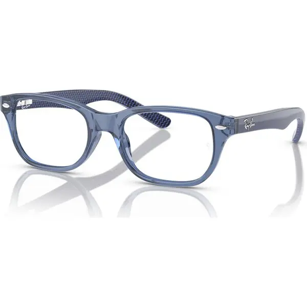Ray-ban 48mm Square Full Rim Eyeglasses - Blue