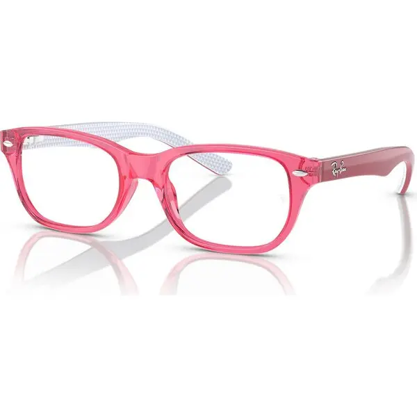Ray-ban 48mm Square Full Rim Eyeglasses - Pink