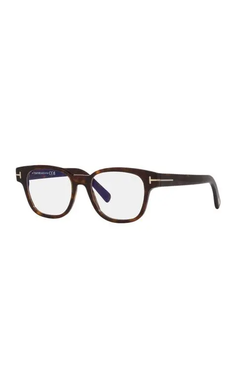 TOM FORD 52mm Square Optical Glasses - Tortoise