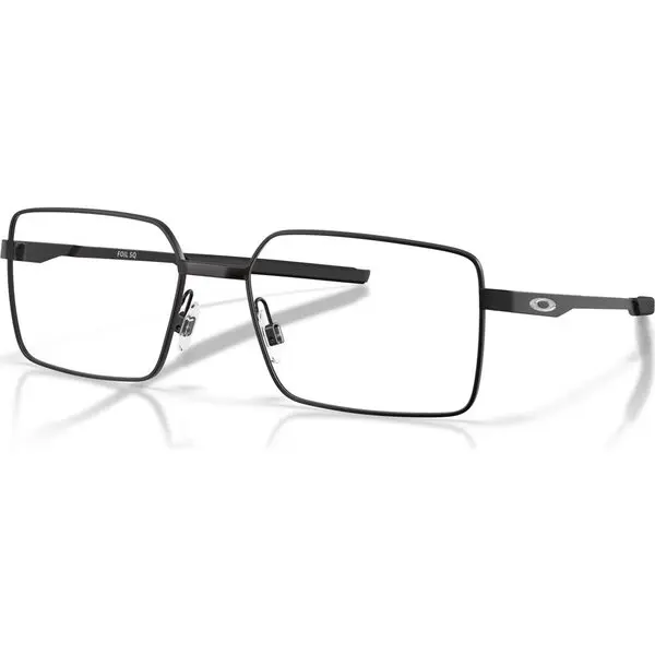 Oakley 56mm Rectangle Optical Glasses - Black