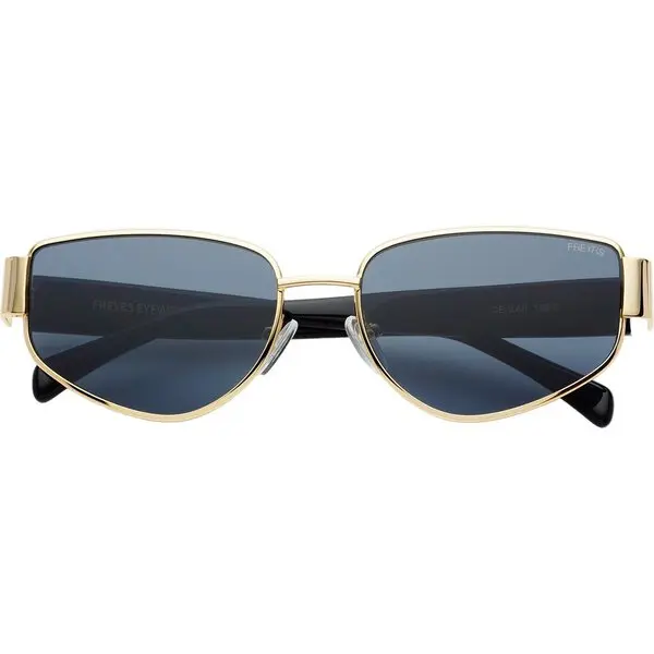 FREYRS EYEWEAR Delilah Cat Eye Sunglasses - Gold/gray