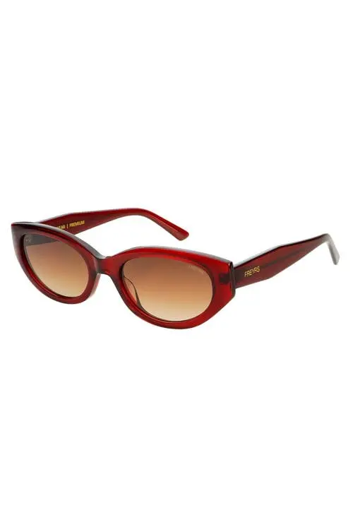 FREYRS EYEWEAR Ameli Cat Eye Sunglasses - Red