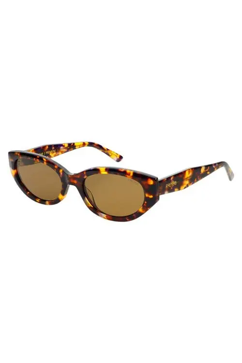 FREYRS EYEWEAR Ameli Cat Eye Sunglasses - Tortoise