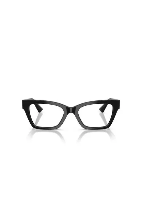 Giorgio Armani 51mm Cat Eye Optical Glasses - Black