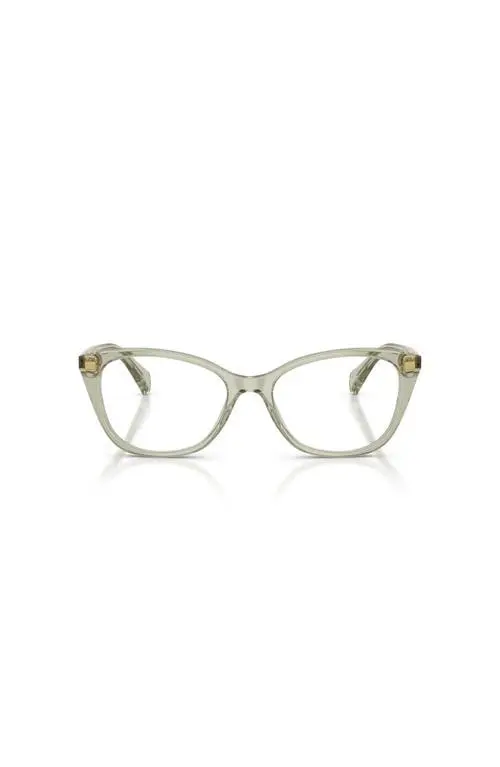 Ralph Lauren 55mm Full Rim Rectangle Eyeglasses - Green