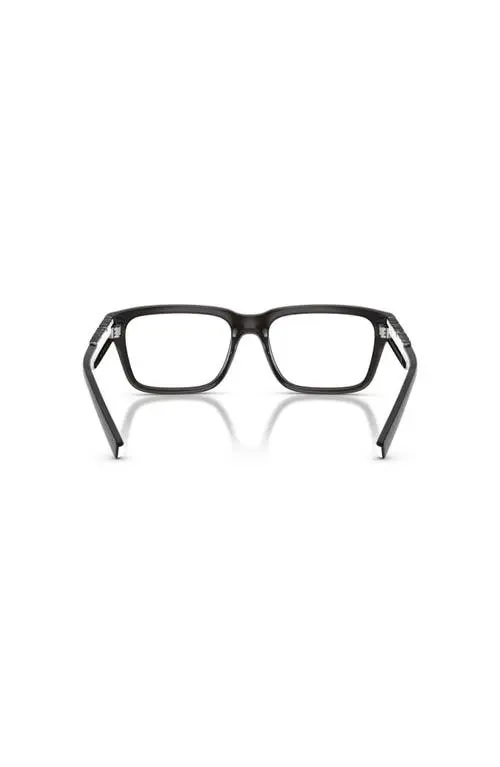 Dolce & Gabbana Rectangle Full Rim Eyeglasses - Grey