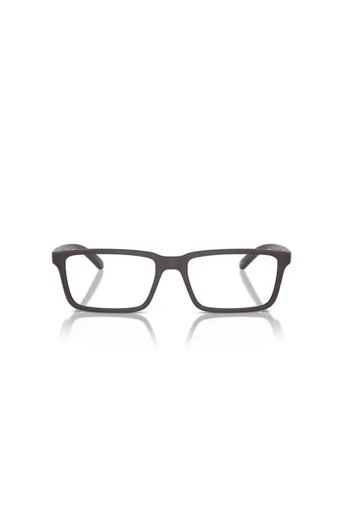ARNETTE 55mm Rectangle Full Rim Eyeglasses - Red