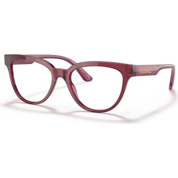 Versace 54mm Cat Eye Optical Glasses - Red