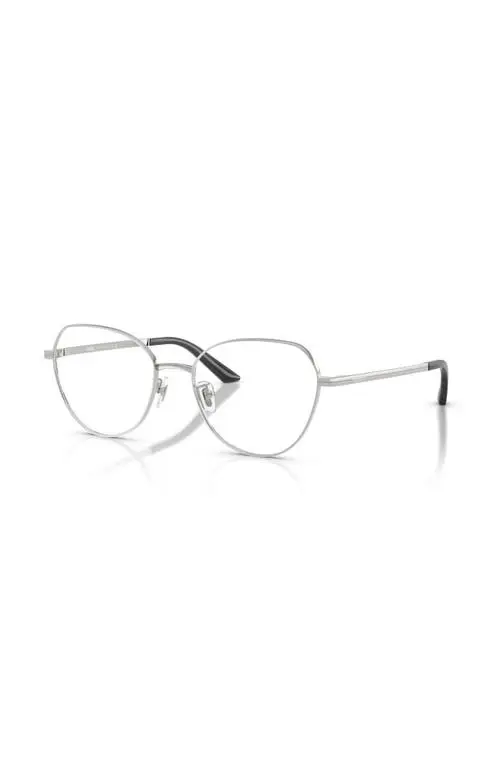 Versace 55mm Phantos Optical Glasses - Silver
