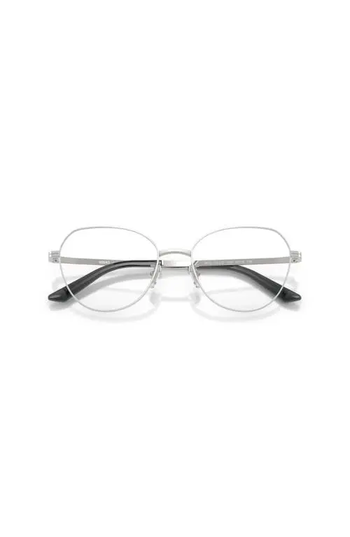 Versace 55mm Phantos Optical Glasses - Silver