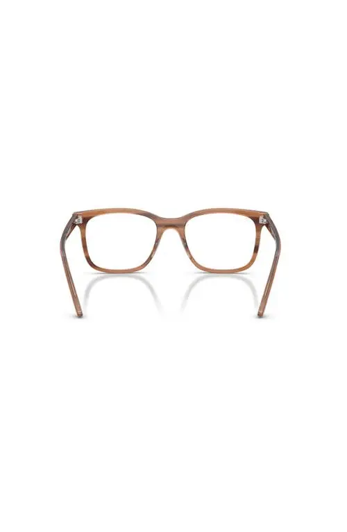 Ray-ban 51mm Square Optical Glasses - Tortoise