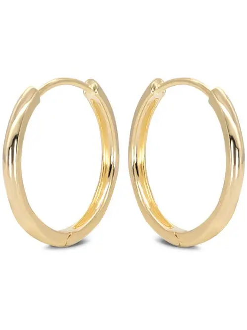 DEVATA 20mm Hoop Earrings In 14k Gold