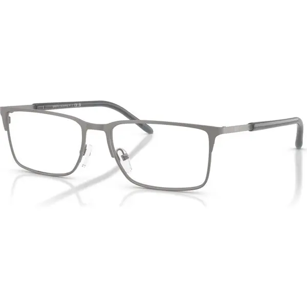 Armani Exchange 56mm Rectangle Optical Glasses - Grey