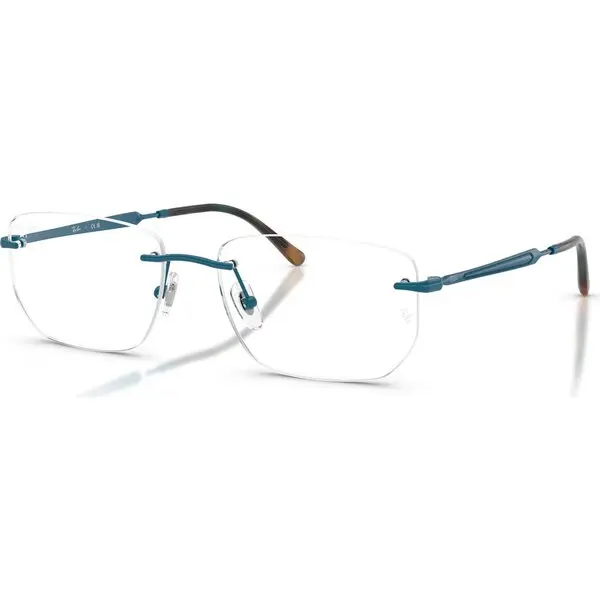 Ray-ban Irregular Rimless Eyeglasses - Blue
