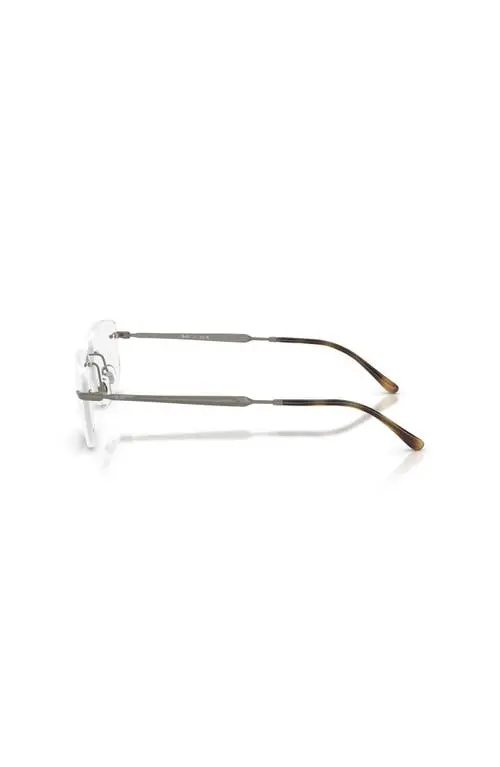 Ray-ban Irregular Rimless Eyeglasses - Grey