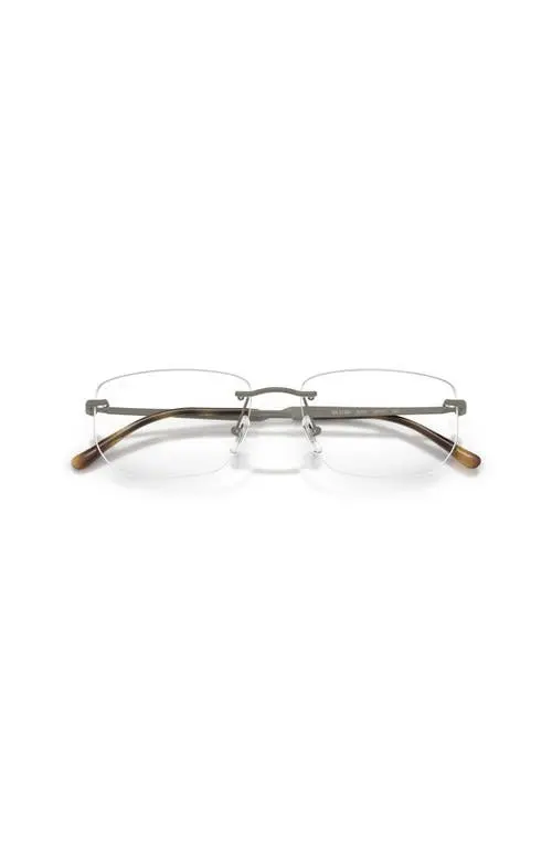 Ray-ban Irregular Rimless Eyeglasses - Grey