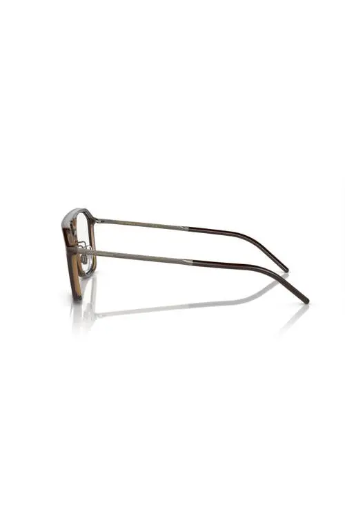 Dolce & Gabbana 55mm Pilot Eyeglasses