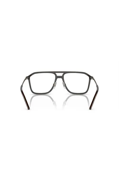 Dolce & Gabbana 55mm Pilot Eyeglasses