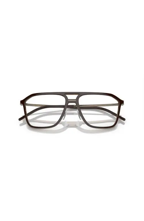 Dolce & Gabbana 55mm Pilot Eyeglasses