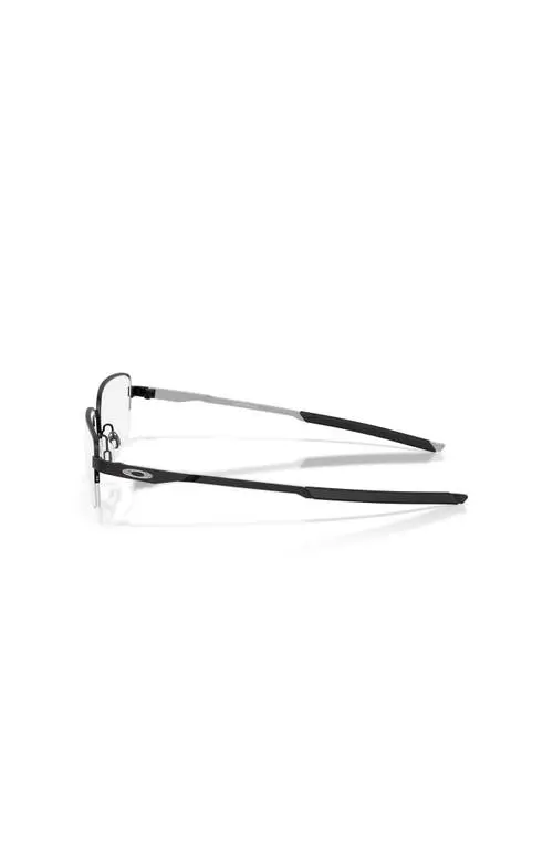 Oakley 55mm Rectangle Optical Glasses - Black