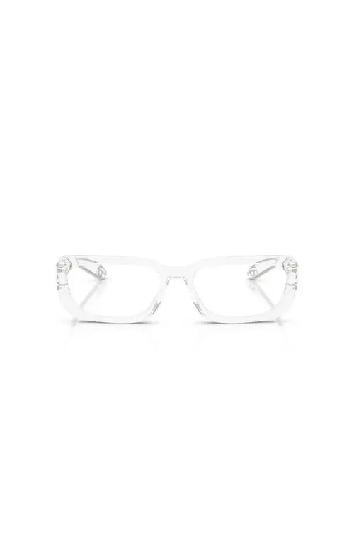 DIESEL® 54mm Rectangle Optical Glasses - Transparent