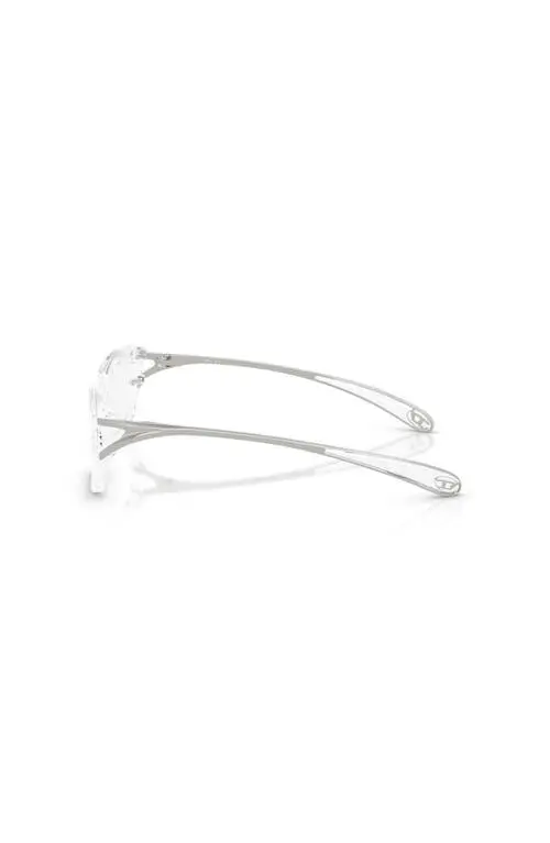 DIESEL® 54mm Rectangle Optical Glasses - Transparent