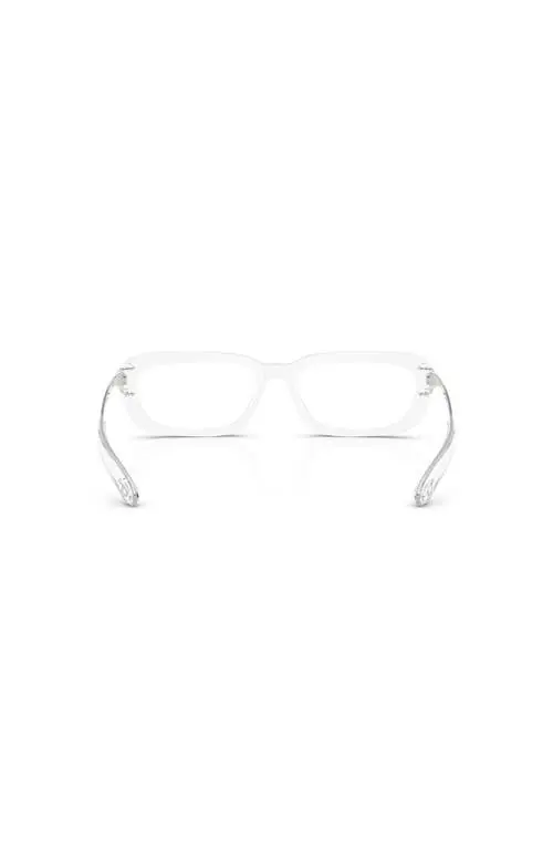 DIESEL® 54mm Rectangle Optical Glasses - Transparent
