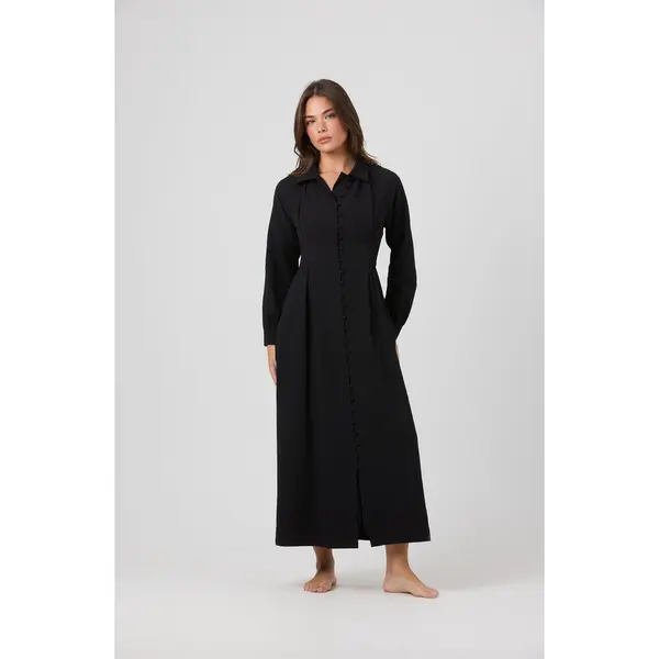 BY TESS Scarlett Shirt Dress - Black