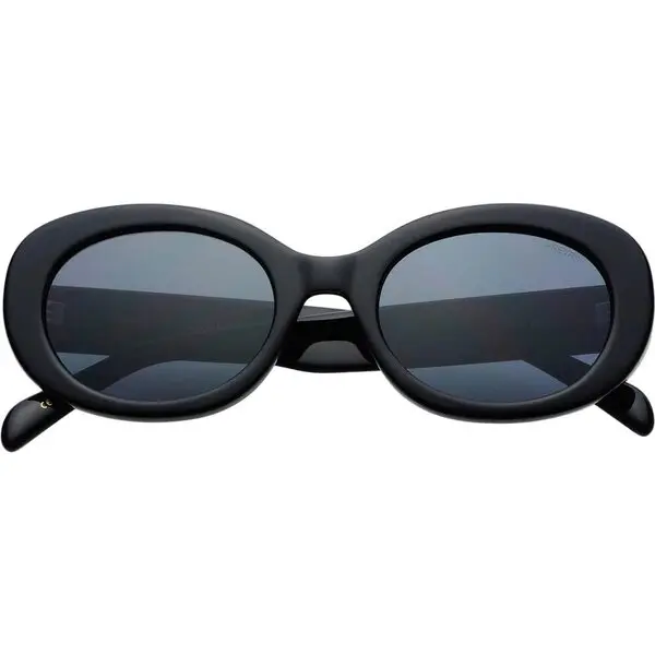 FREYRS EYEWEAR Aria Oval Sunglasses - Black