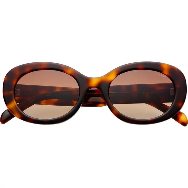 FREYRS EYEWEAR Aria Oval Sunglasses - Brown Tortoise