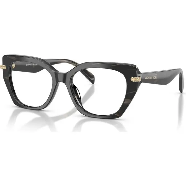 Michael Kors 53mm Irregular Eyeglasses - Black