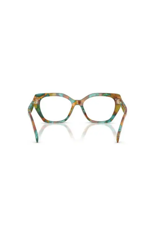 Michael Kors 53mm Irregular Eyeglasses - Green