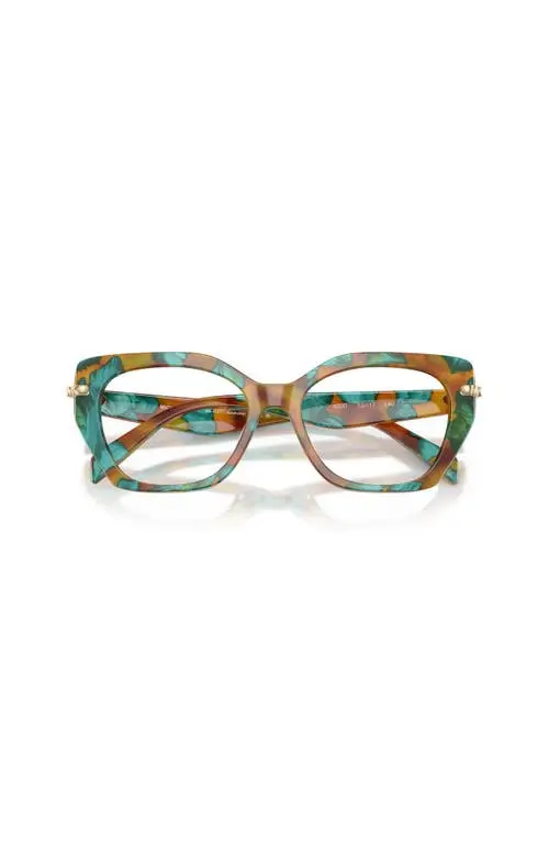 Michael Kors 53mm Irregular Eyeglasses - Green
