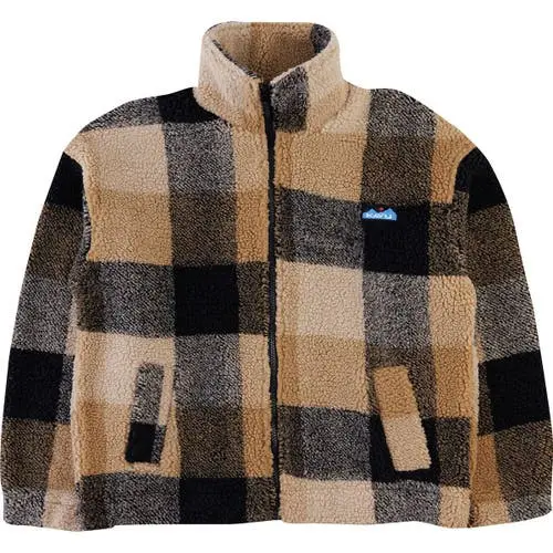 KAVU Loven Full-zip Fleece Jacket - Hilltop Plaid