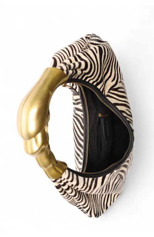 Walter Baker Lennon Mini Hobo - Zebra Calf Hair